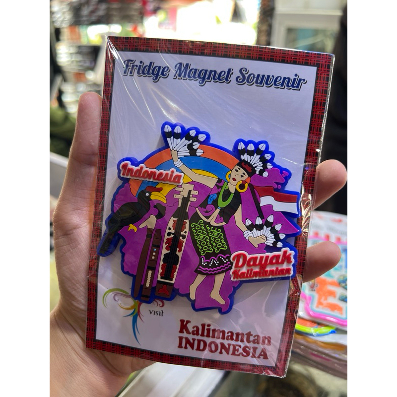 Jual Magnet Kulkas Dayak Menari Khas Kaltim | Shopee Indonesia
