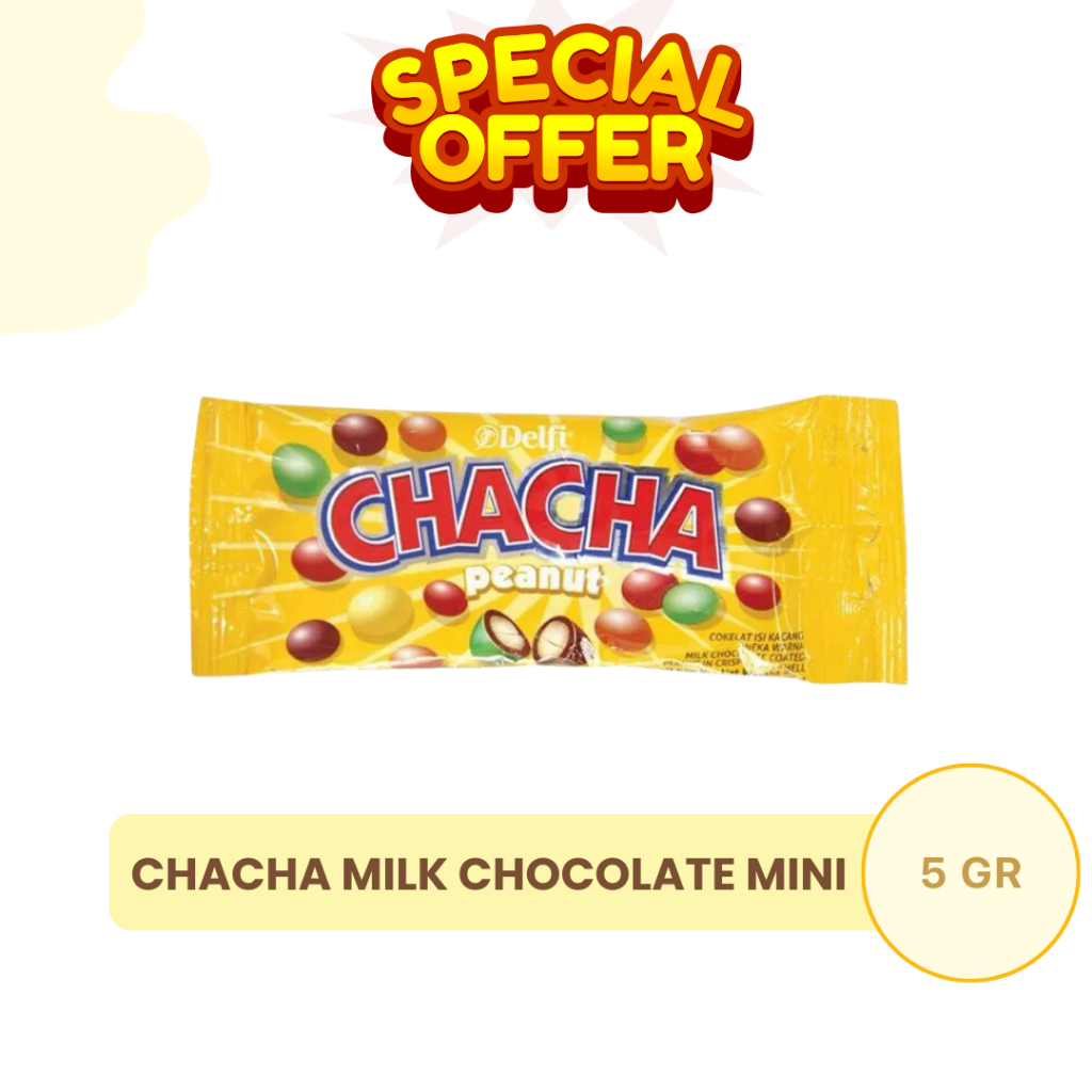 Jual Delfi Chacha Coklat Renceng isi 10 Cha cha Milk Peanut ECERAN ...