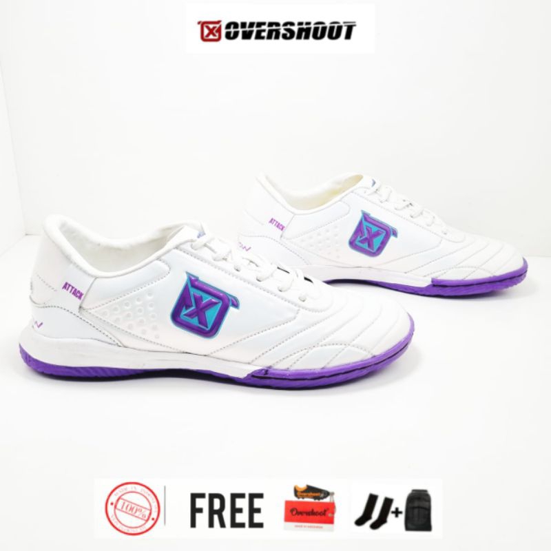 Jual Overshoot - Sepatu Futsal Shadow Putih | Shopee Indonesia