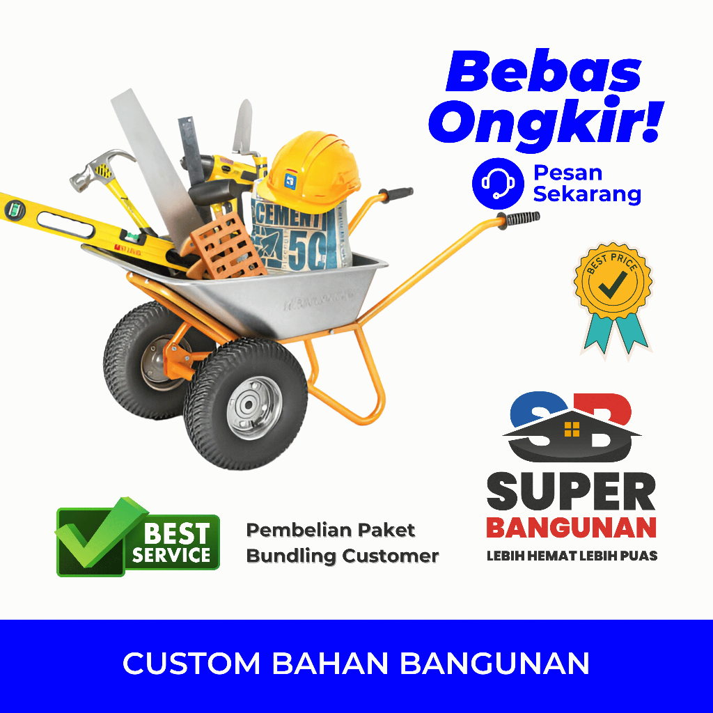 Jual PASIR 1/2 ENGKEL PLUS SEMEN MERAH PUTIH 35 SAK | Shopee Indonesia