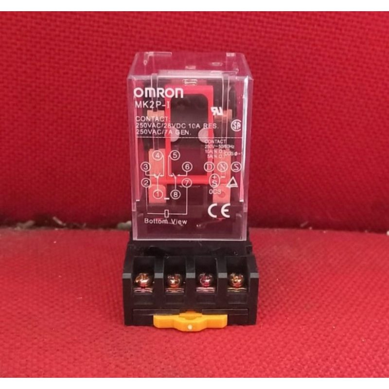Jual RELAY OMRON MK2P-I 220V 8PIN+SOCKET | Shopee Indonesia