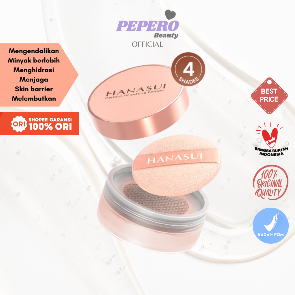Jual HANASUI Perfect Fit Setting Powder | Shopee Indonesia