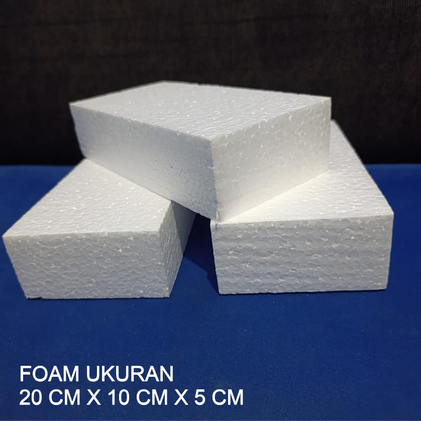Jual Busa sterofoam / busa kering untuk buket bunga ukuran 20 x 10 x 5 ...