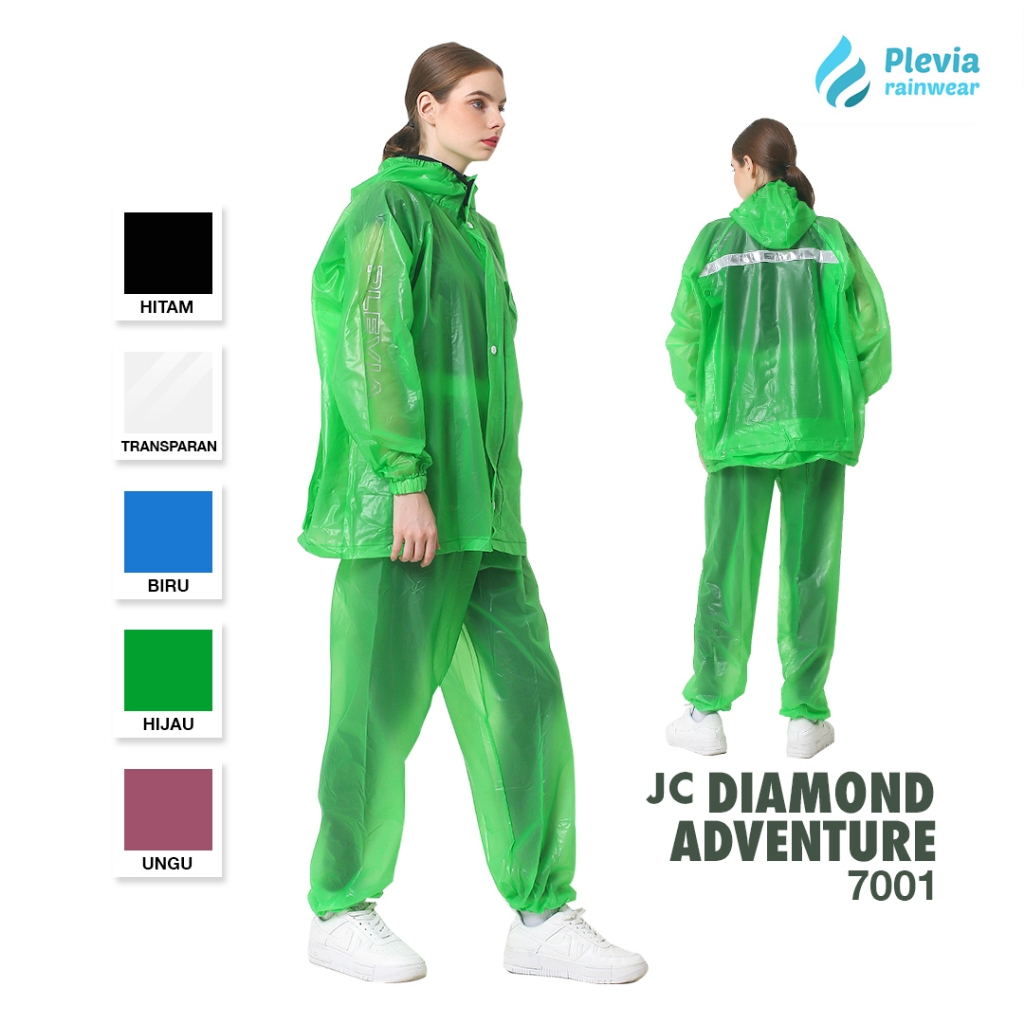 Jual PLEVIA - Jas Hujan Dewasa Diamond ADV BP 7001BP / Mantel Hujan ...