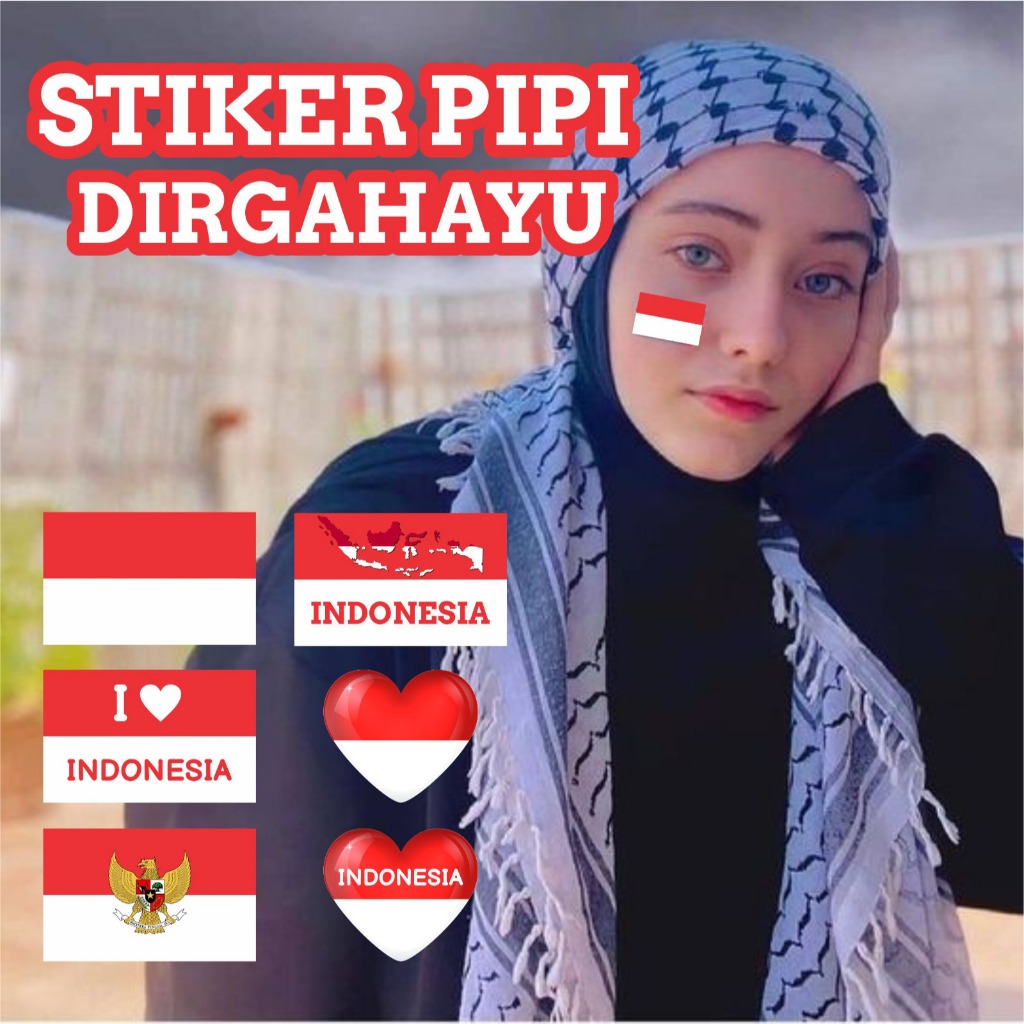 Jual Sticker Bendera Pipi / Stiker Tempel Pipi / Ukuran Besar Dewasa ...