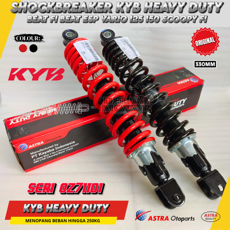 Jual Shockbreaker Shock Belakang KAYABA Kyb Heavy Duty Ukuran Tinggi 330mm Honda Vario 125 150 ...