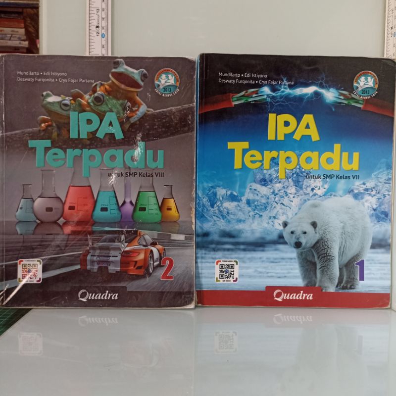 Jual IPA Terpadu 1 dan 2 SMP KELAS VII, VIII EDISI REVISI 2016 | Shopee ...