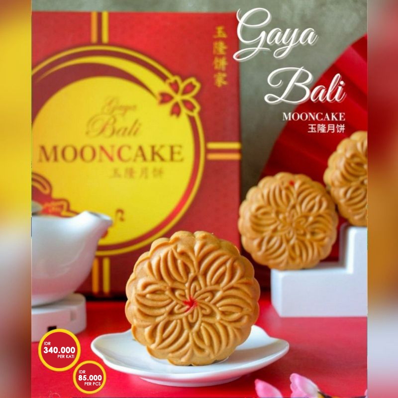 Jual [EARLY BIRD PROMO] Mooncake Gaya Bali Kulit Coklat/Kue Bulan/Tong ...