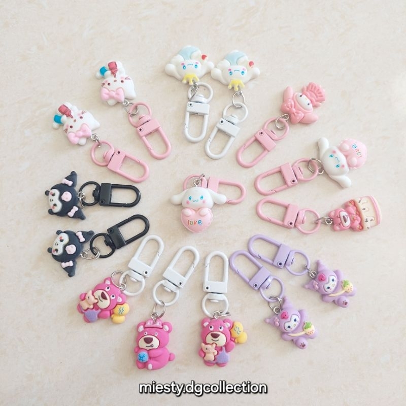 Jual Gantungan Kunci Keychain lucu Sanrio Lutso Ganci Labubu//Ganci ...