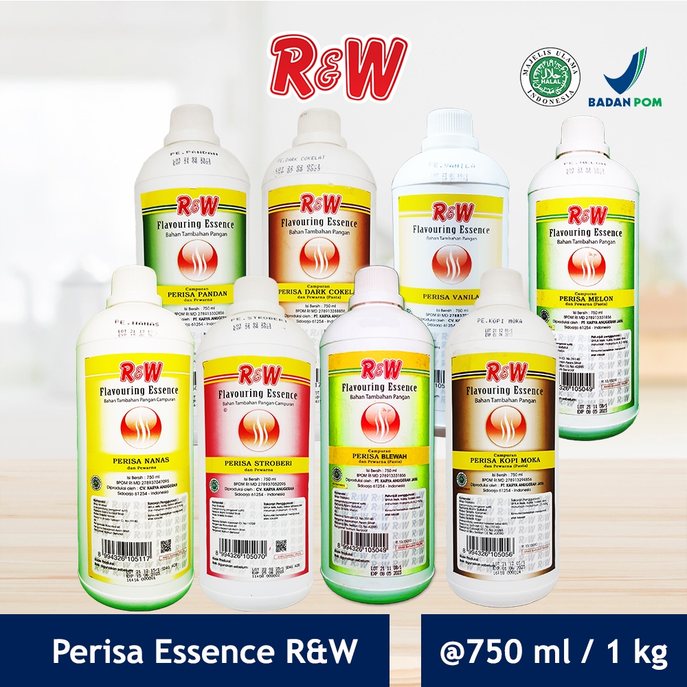 Jual Perisa Pasta Essence Makanan Minuman Rajawali R&W RW 750 ml 1 kg ...