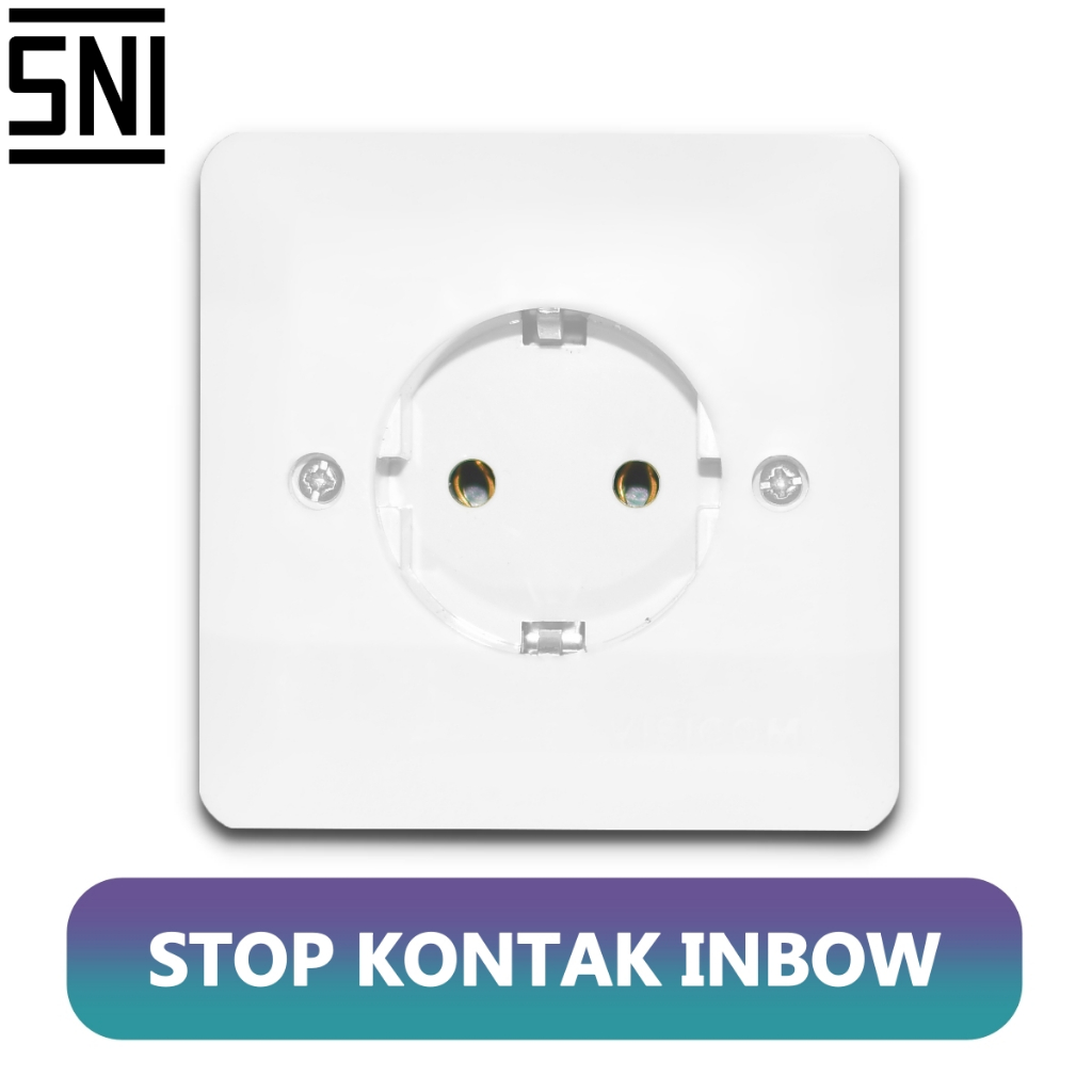 Jual Stop Kontak Inbow Tanam Dinding Tembok VISICOM VS 900 VS900 VS-900 | Shopee Indonesia
