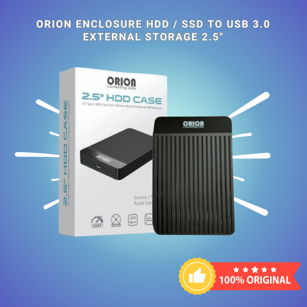 Jual Orion Enclosure HDD / SSD to Usb 3.0 external storage 2.5 ...