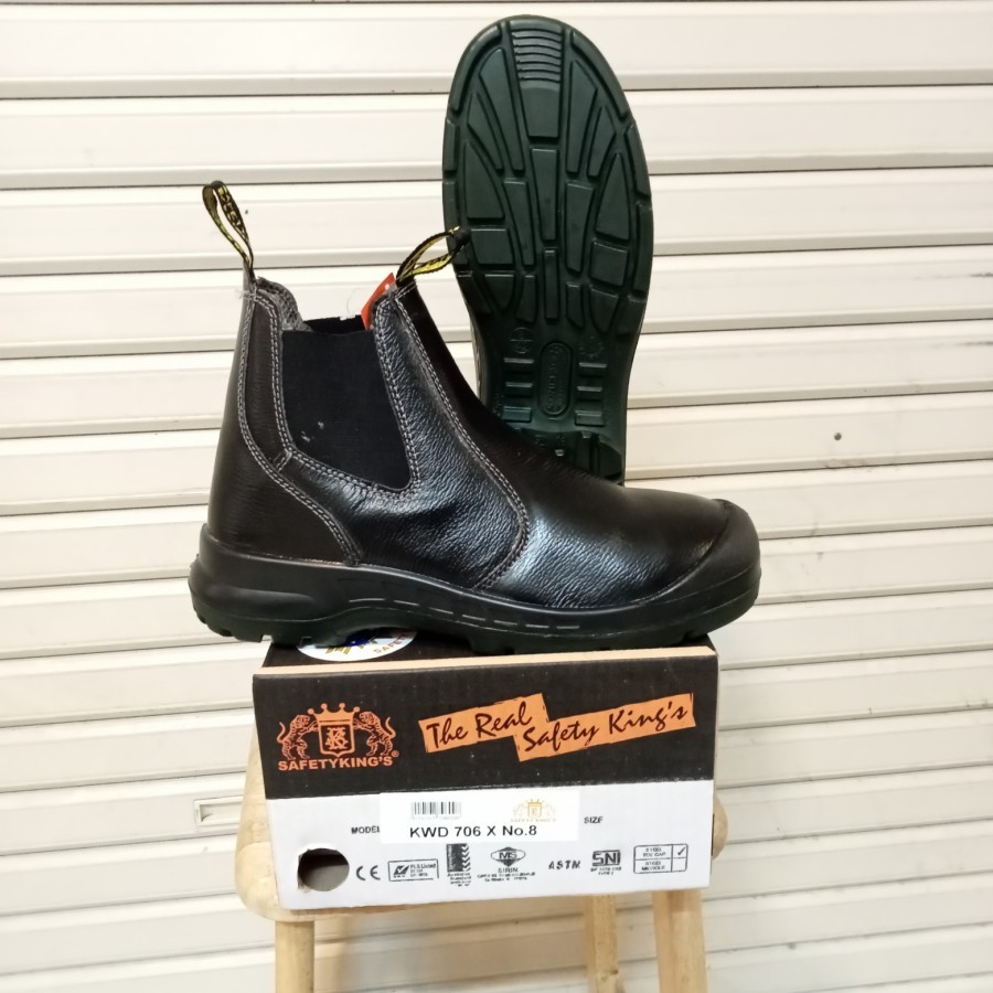 Jual Sepatu Safety Kings Kwd 706 Hitam / Safety Shoes Kings / Sepatu ...