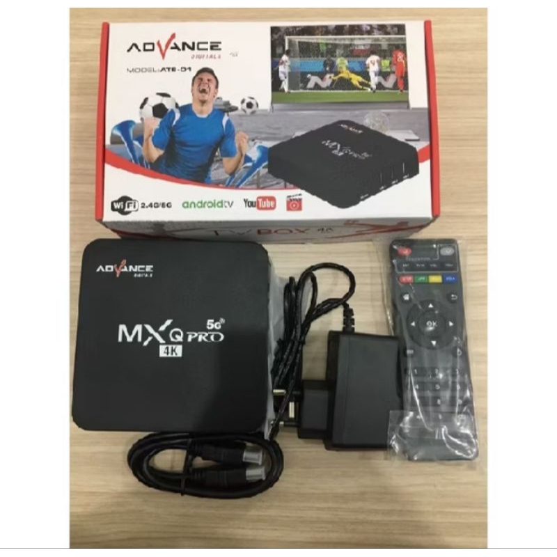 Jual Advance Android TV BOX ATB-01 Digital Online TV BOX 5G 2G+16G 4K ...