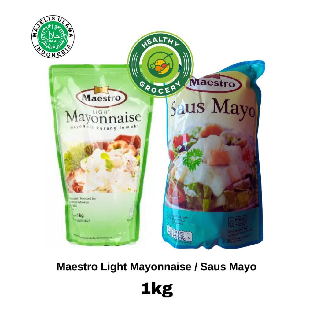 Jual Maestro Mayonais Light 1kg / Maestro Saus Mayo 1kg | Shopee Indonesia