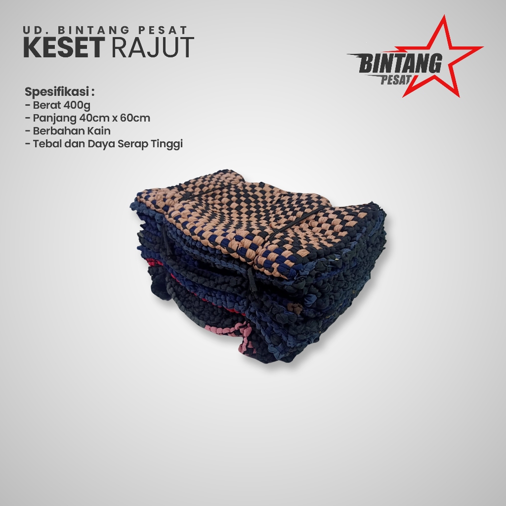 Jual Keset Rajut | Keset Tenun | Keset Lantai Tebal Daya Resap Air ...