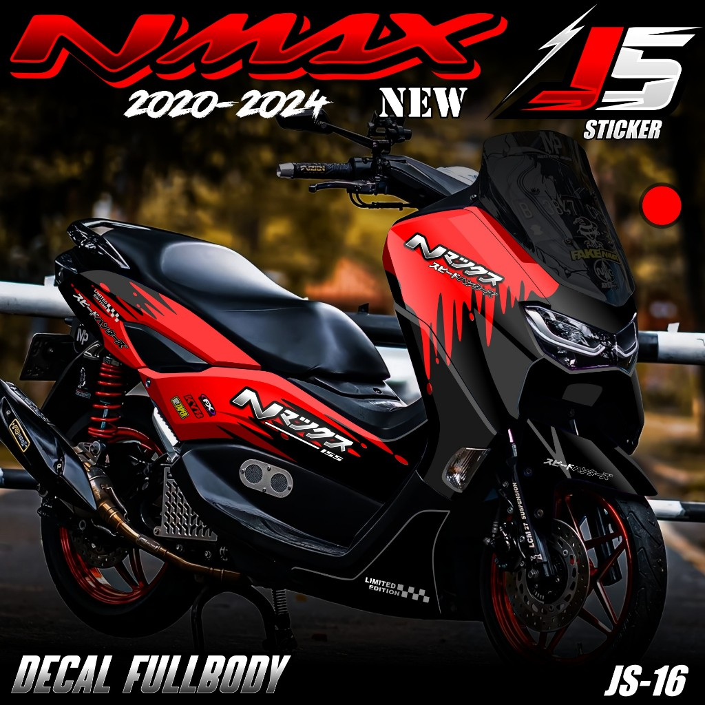 Jual (COD) Decal Sticker Yamaha Nmax 155 New 2020 2021 2022 2023 2024 ...
