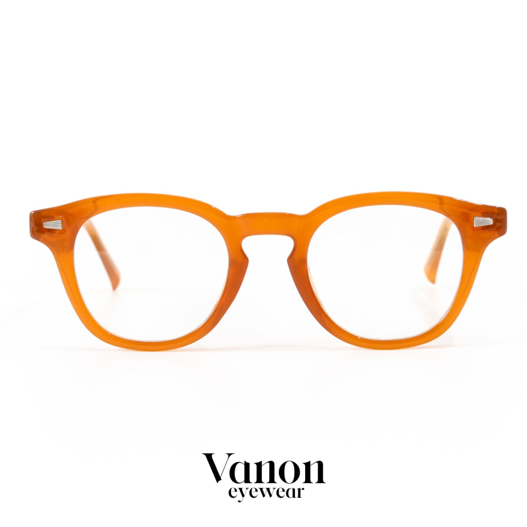 Jual Kacamata Fexi | Glasses Orange Clear - Vanon Eyewear | Shopee ...