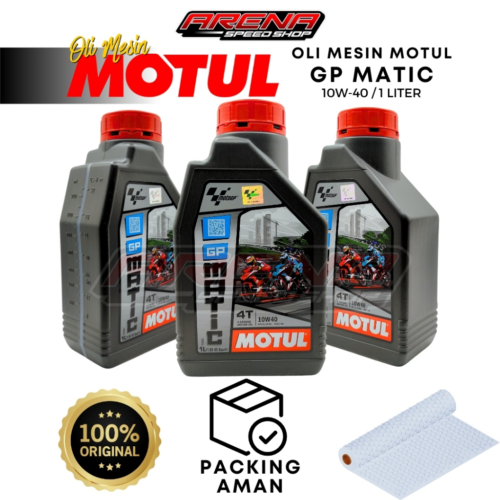 Jual MOTUL GP Matic 4T 10W40 1 Liter Oli Motul Motor Fazzio Freego Lexi ...
