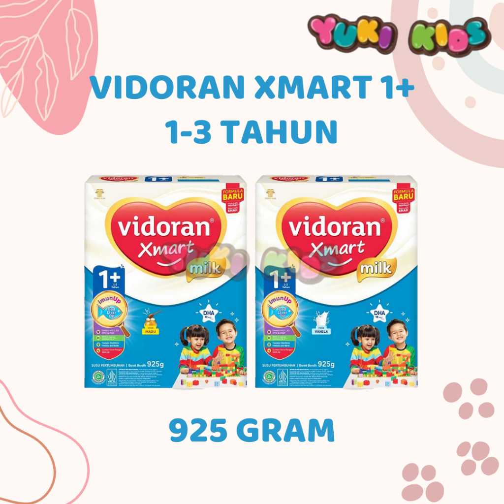 Jual Vidoran Xmart 1+ 925gr (1-3 Tahun) | Shopee Indonesia
