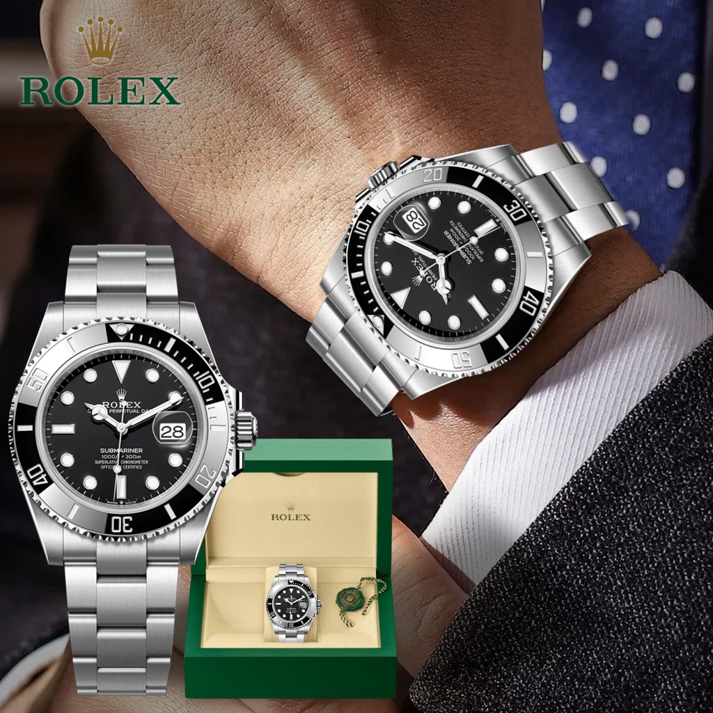 Jual Rolex Jam Tangan Submariner Pria Original 100%, Anti Air Cowok ...