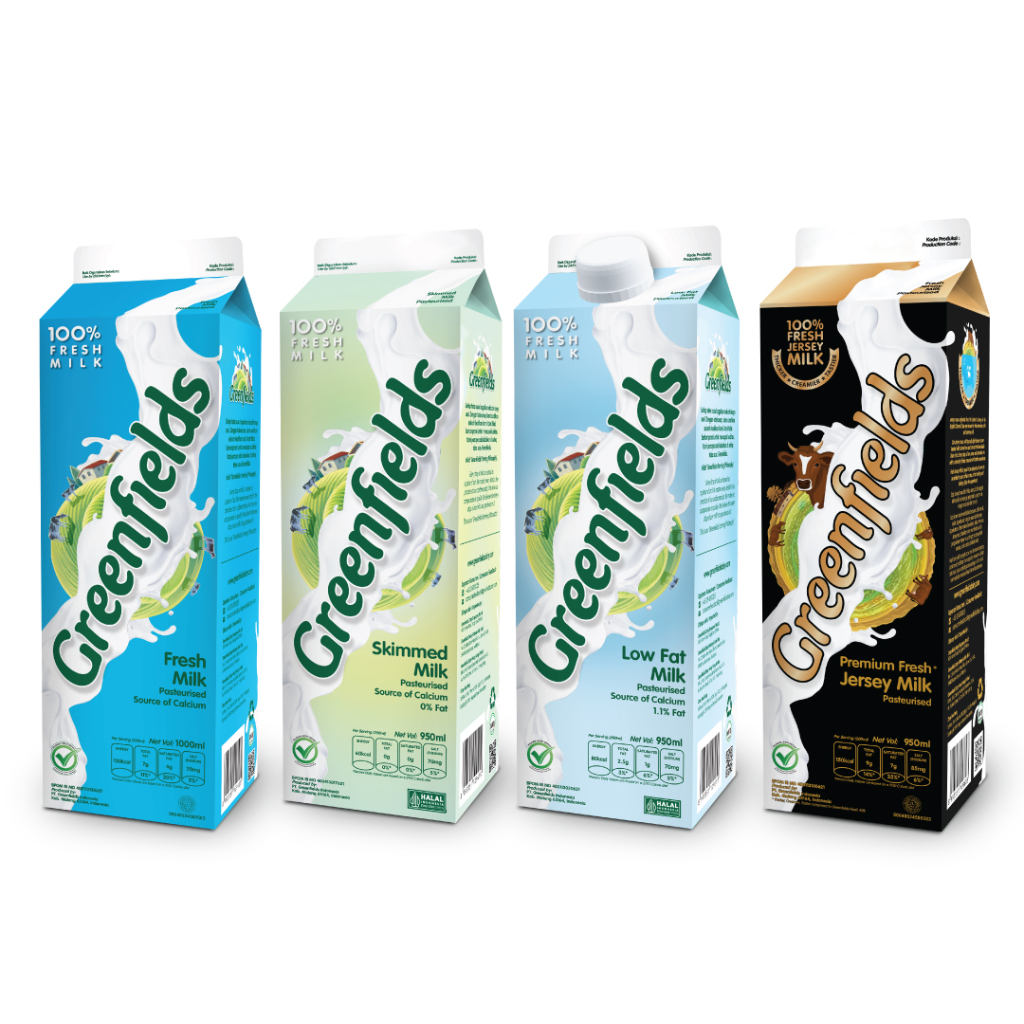 Jual GREENFIELDS Pasteurized Milk 1890ml - Susu Pasteurisasi ...