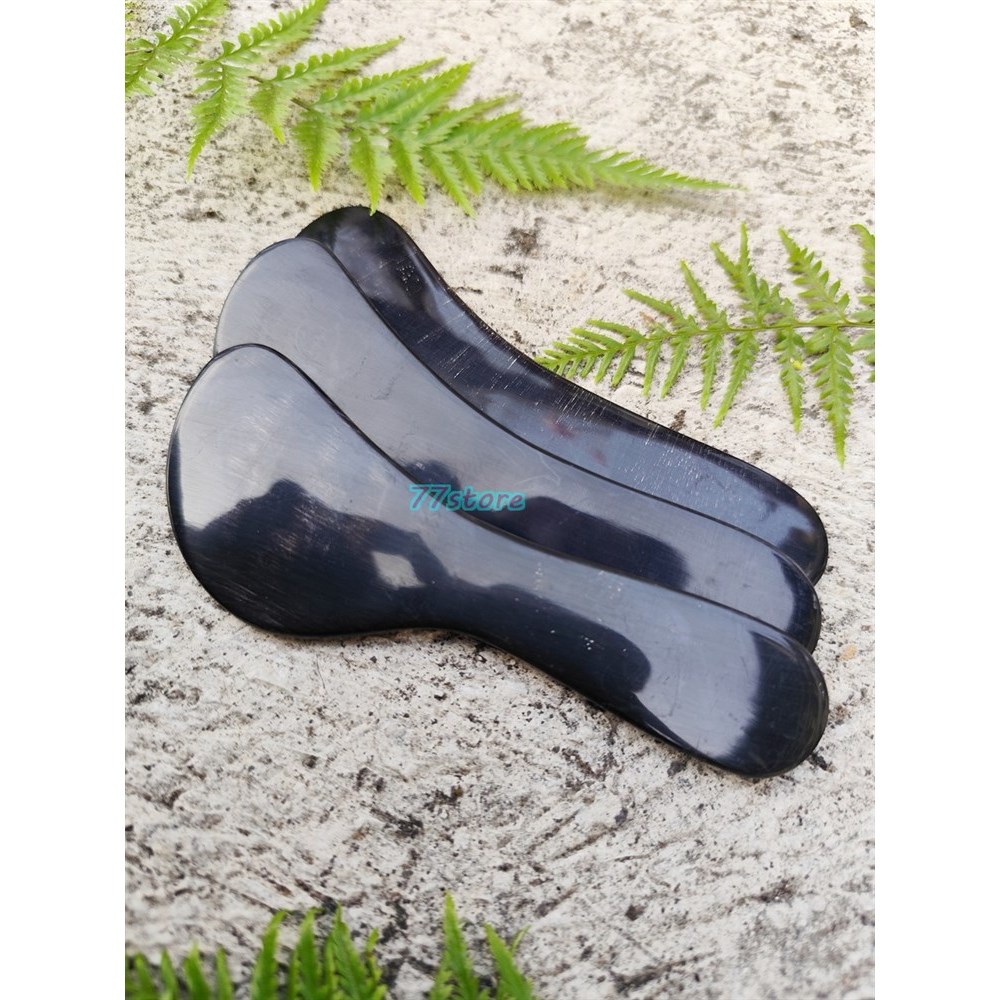 Jual Terapi wajah beauty facial massage Gua Sha bahan 100% Tanduk ...