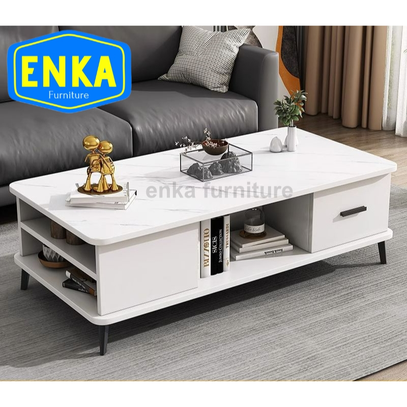Jual ENKA Meja Sofa Minimalis - Meja Tamu | Shopee Indonesia