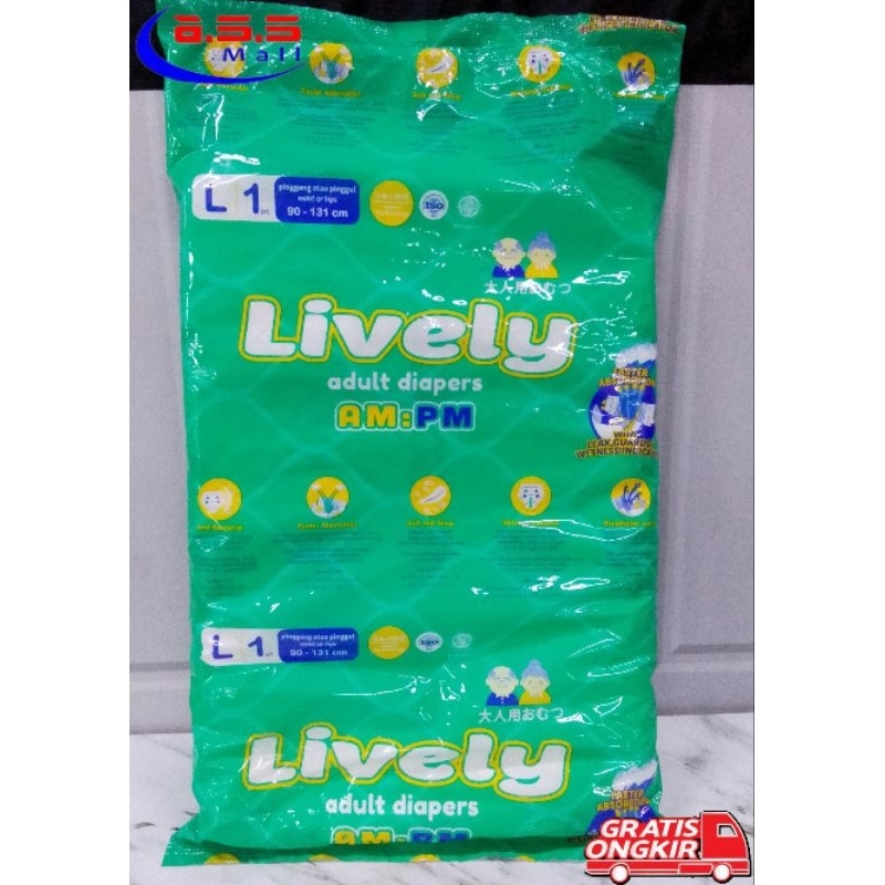 Jual Diaper Lively L1 | Shopee Indonesia