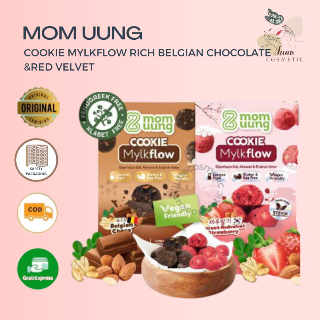 Jual MOM UUNG COOKIE MYLKFLOW RICH BELGIAN CHOCOLATE | MOMUUNG MYLKFLOW ...