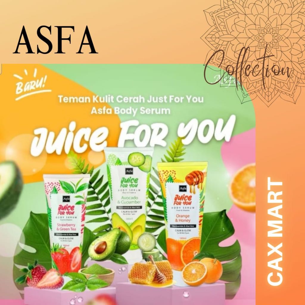 Jual ASFA Juice For You Body Serum 180ml | Shopee Indonesia