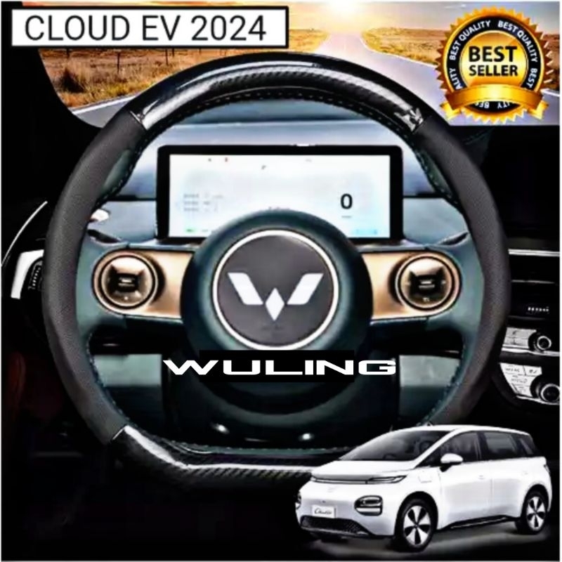 Jual Wuling Cloud EV 2024 Sarung Setir Cover Stir Carbon Premium ...