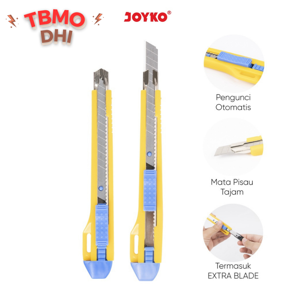 Jual (1 Biji) GROSIR Cutter JOYKO A-360 / Cutter Pemotong Joyko A-360 ...