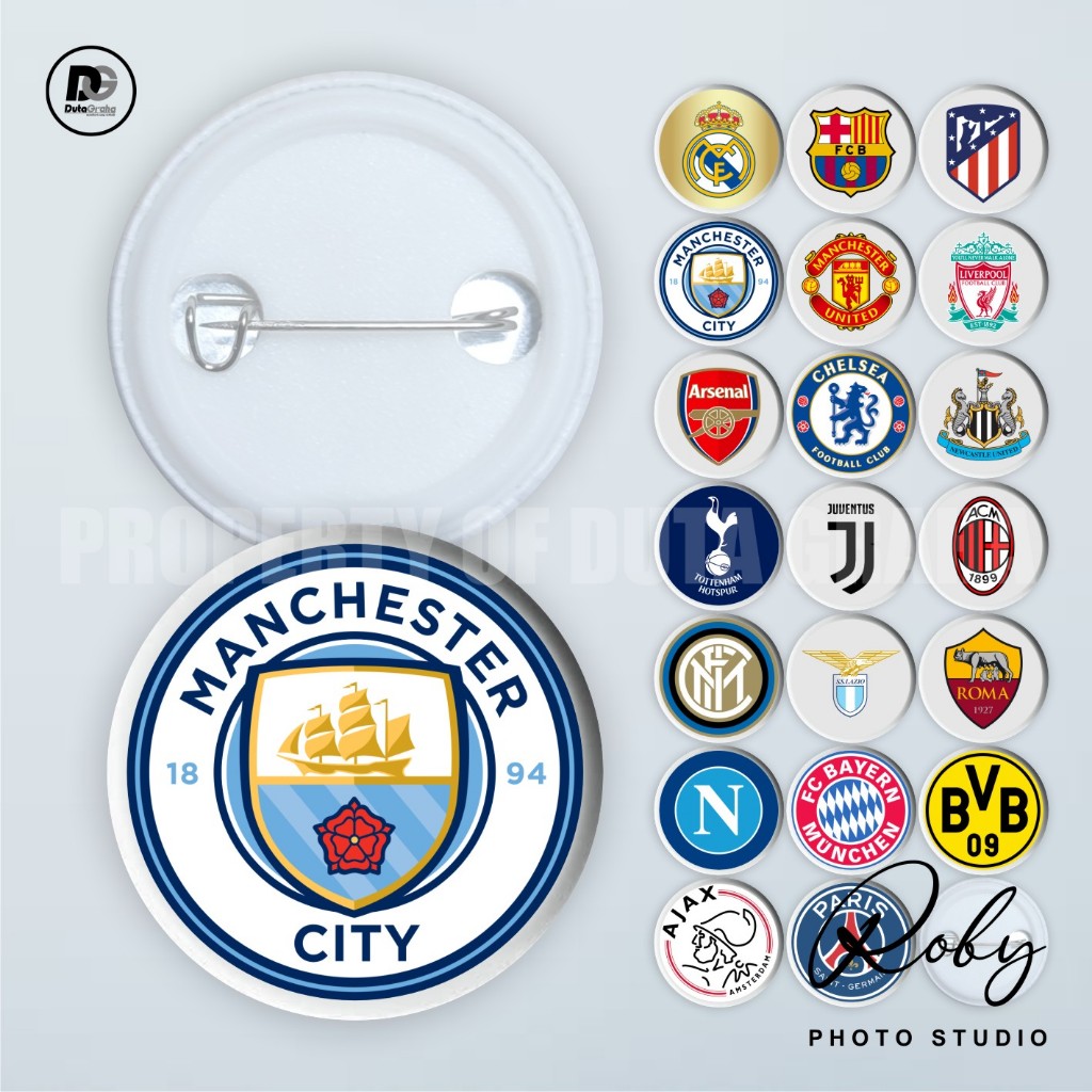 Jual [PIN PRESS] CLUB BOLA EROPA PART 2 Pin Bros Aksesoris Souvenir ...