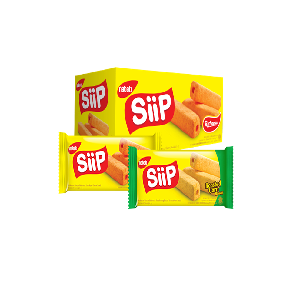 Jual Siip Nabati Stick Snack Pack 4 Gr. Makanan Ringan Kotak Isi 20 pcs ...