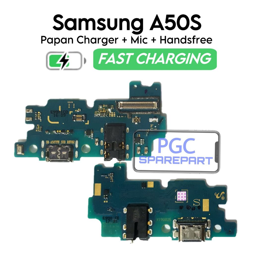 Jual Papan Konektor PCB Charger Mic + Handsfree Samsung Galaxy A50s / SM-A507F / SM-A507FN / SM ...