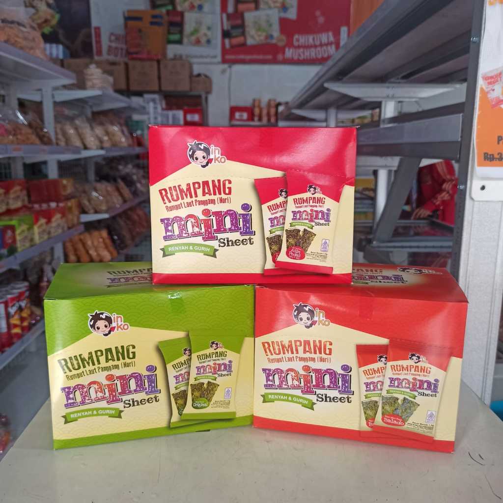 Jual Inko Rumpang mini | Cemilan Rumput Laut | Nori Panggang | Shopee ...