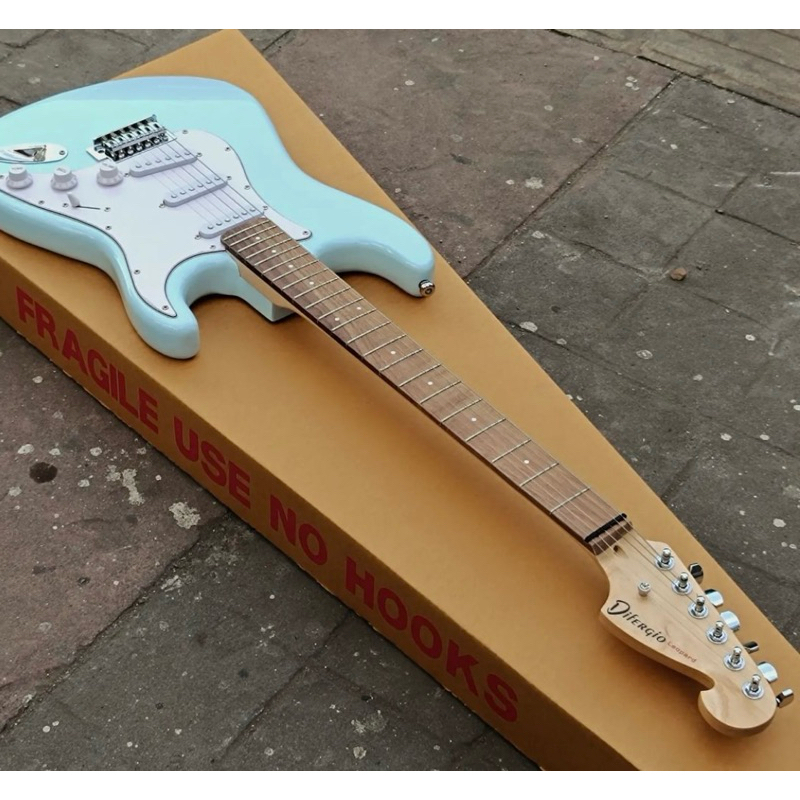 Jual GITAR ELEKTRIK LISTRIK ORIGINAL DIFERGIO no FENDER STRATOCASTER ...
