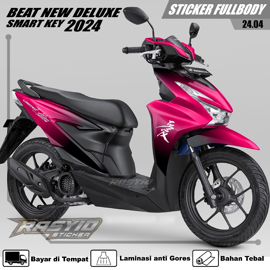Jual COD Decal Sticker Full Body Honda Beat Remot Beat CBS New Deluxe ...