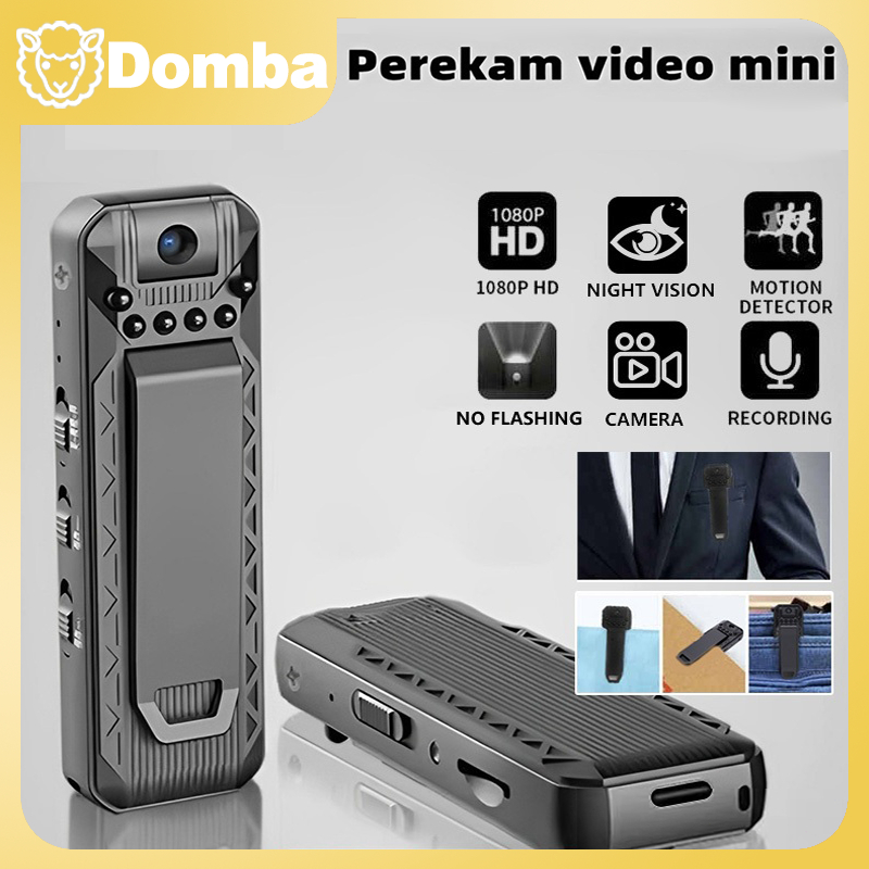 Jual Mini kamera cctv HD 1920P 180° Mini Camcorder Dash Cam Police Body ...