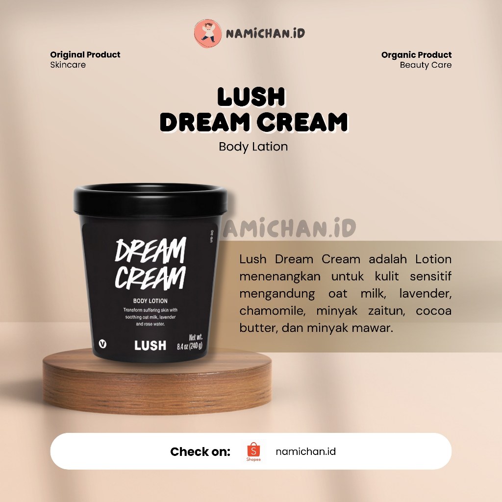 Jual [ PO Japan Mei 2025 ] Lush Dream Cream - Body Lotion Original ...