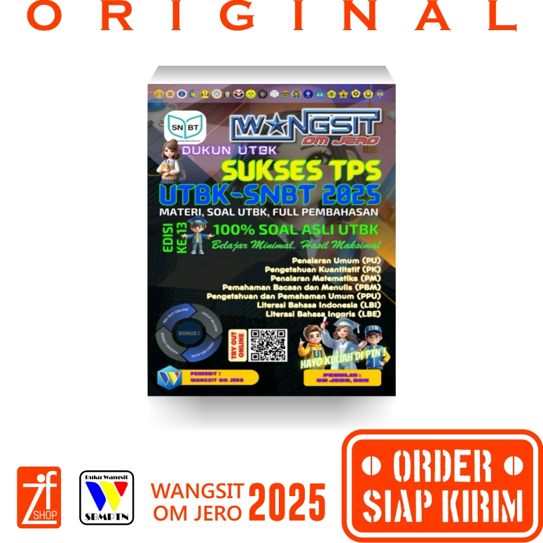 Jual Buku Wangsit UTBK SNBT 2025 - BUKU WANGSIT OM JERO SUKSES TPS 2025 | Shopee Indonesia