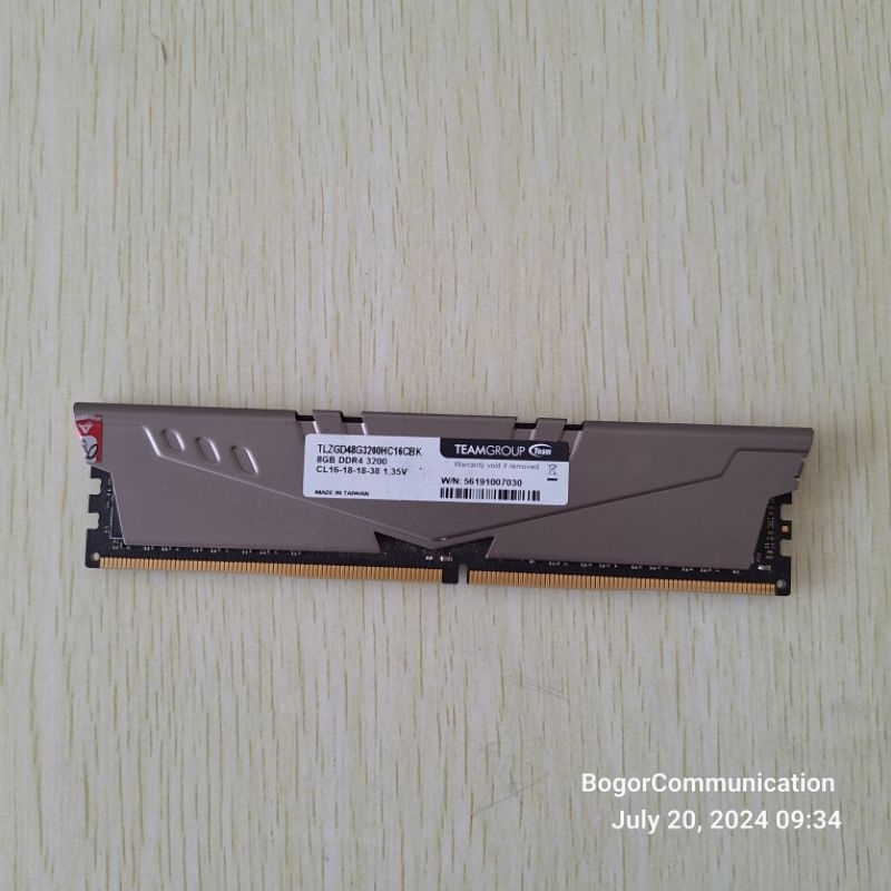 Jual RAM DDR4 Team 8GB 3200MHz Desktop PC LONGDIMM | Shopee Indonesia