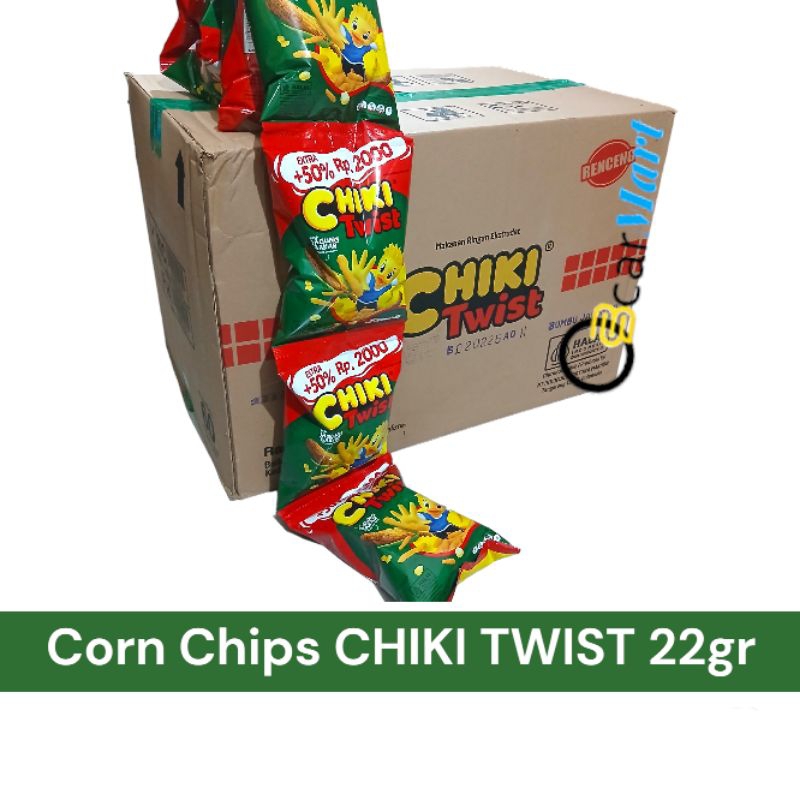 Jual CHIKI TWIST Jagung Bakar 1 Dus isi 60 pack / 6 renceng 22g ...