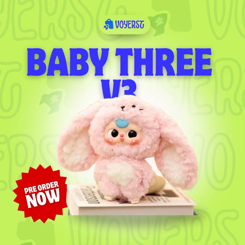 Jual BABY THREE V3 (BLIND BOX) | Shopee Indonesia