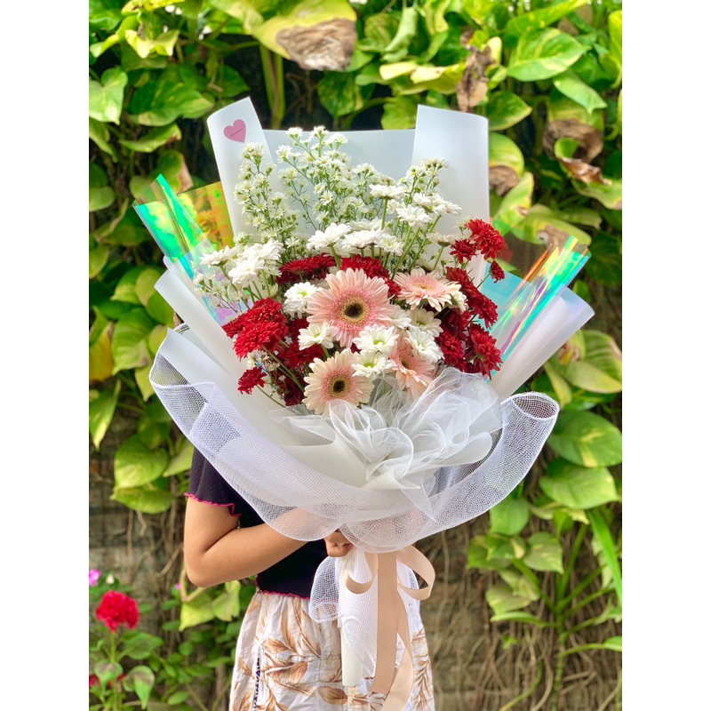Jual BUKET BUNGA SEGAR JUMBO/ Buket fresh flowers area Jogja | Shopee ...
