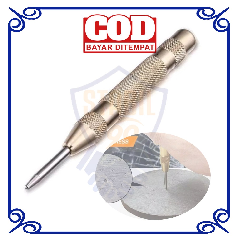 Jual Mata Bor Obeng Penanda Penitik Tanda Titik Automatic Center Punch ...