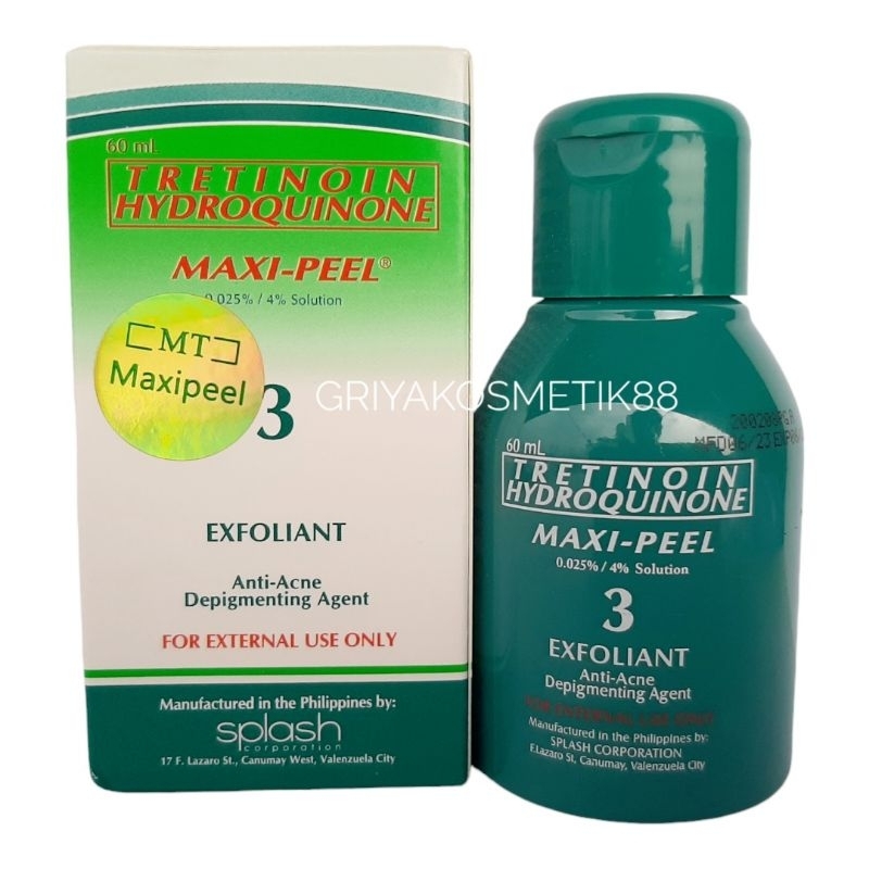 Jual TONER MAXI PEEL ANTI ACNE ORIGINAL PHILIPIN 60 ML | Shopee Indonesia