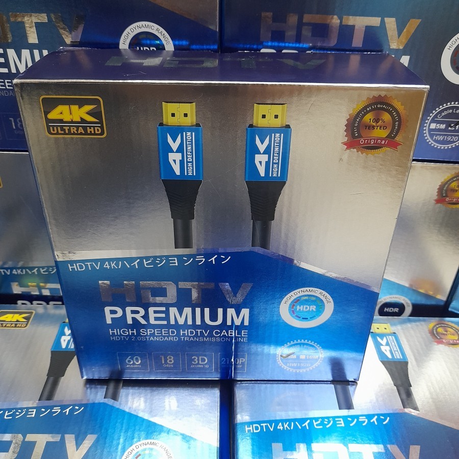 Jual Kabel Hdmi 2.0 male to male 4K for Pc Lcd Projector Cable Hdmi 4K ...