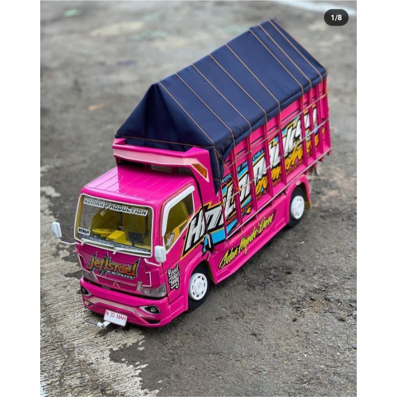 Jual MINIATUR TRUK OLENG MINIATUR TRUK RODA KAYU JUMBO | Shopee Indonesia